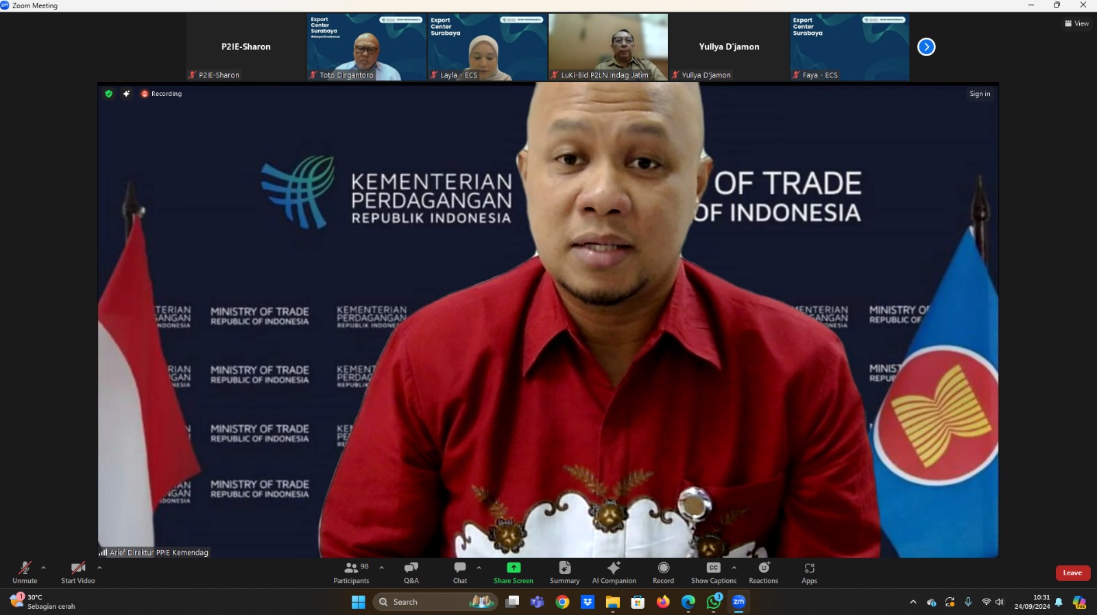 Ditjen PEN Gelar Webinar: Mengoptimalkan Perjanjian Perdagangan IJEPA ...